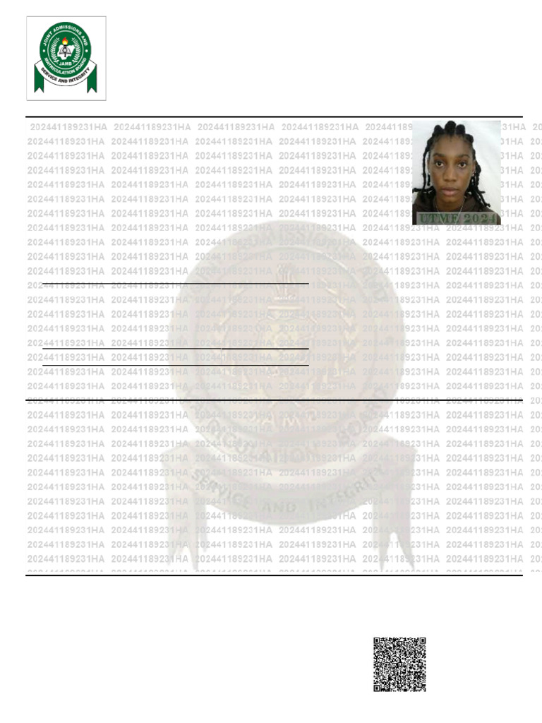 Igini Vera Edesiri Result Slip | PDF | Health Care