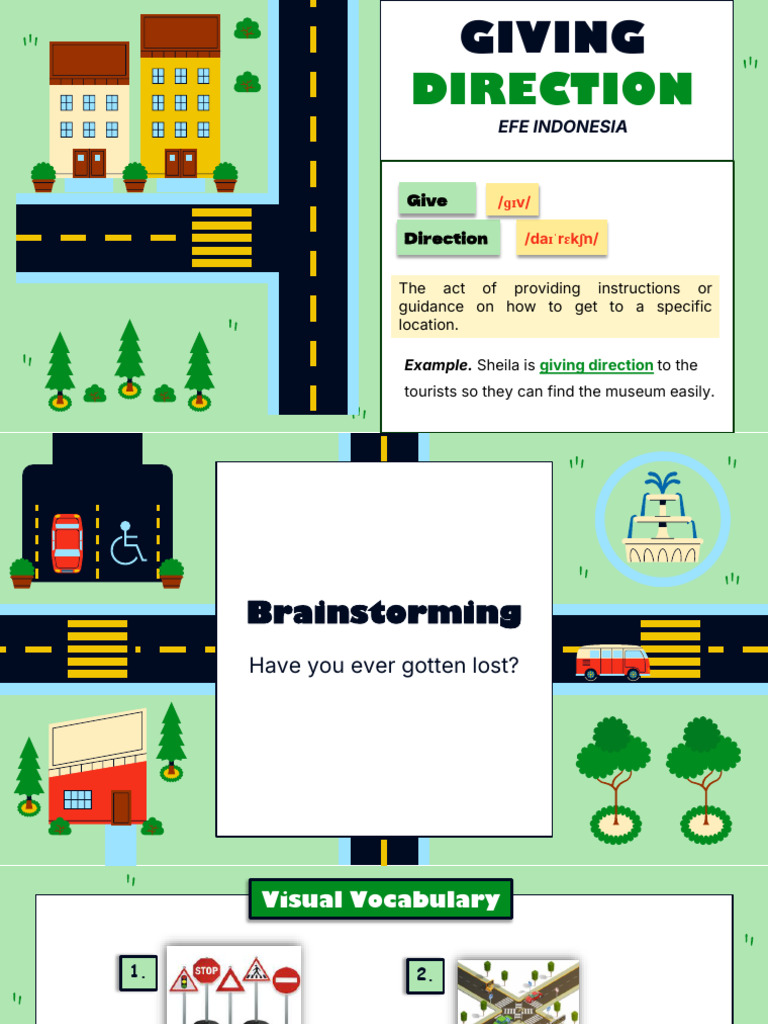 HS - GIVING DIRECTIONS pdf | PDF