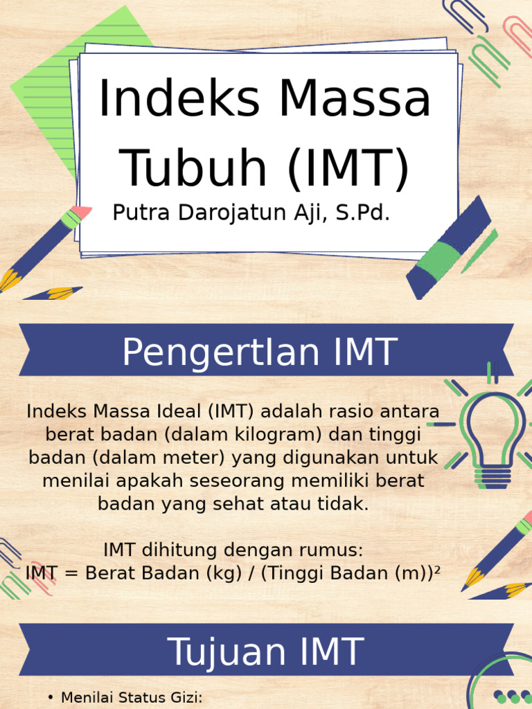 Indeks Massa Tubuh (IMT) - Putra Ok | PDF
