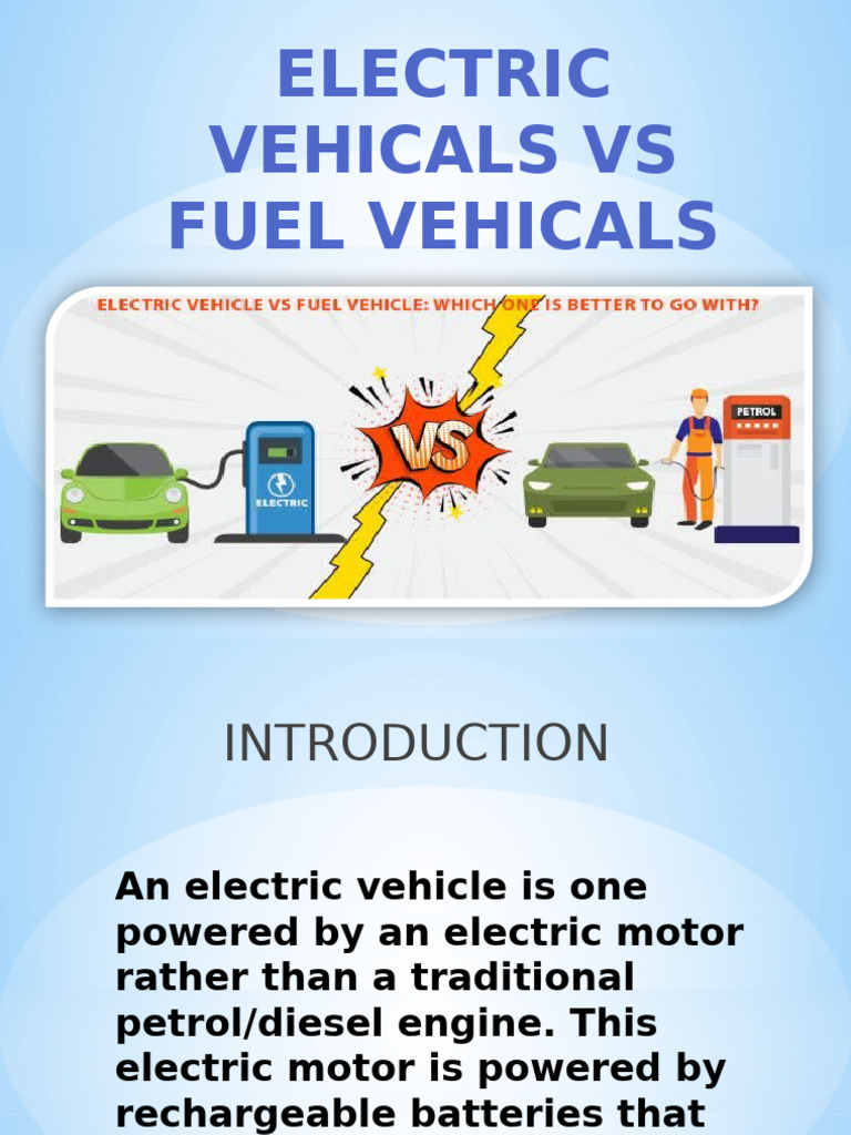 Electric vs Fuel Vehicles Explained | PDF