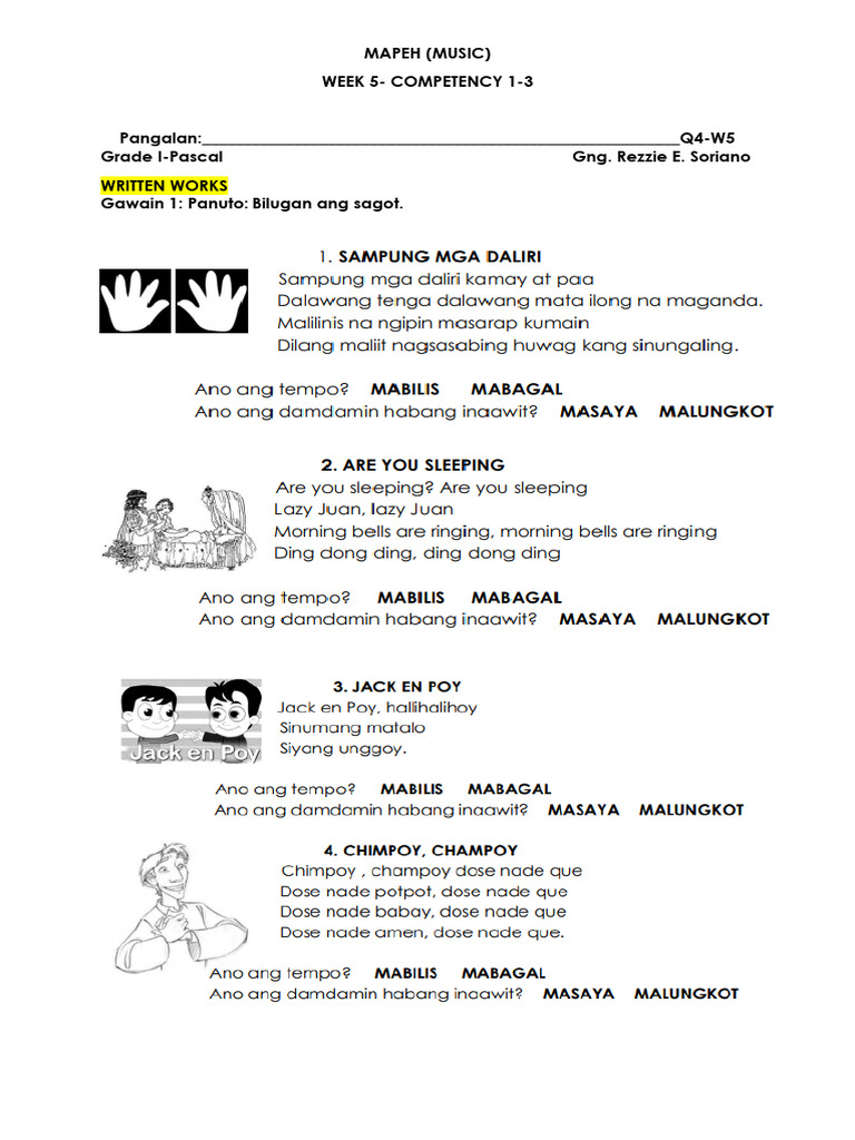 Activity-Sheets-MDL-MUSIC-Q4-W5-C-1-3 (2) | PDF