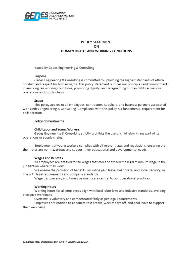 Human Rights and Working Conditions | PDF | Employment | Recruitment
