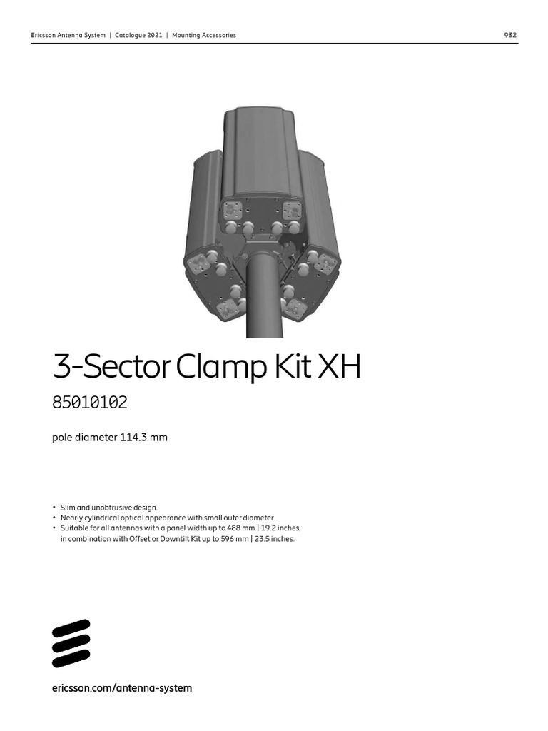 3 Sector Ericsson Clamp Kit | PDF | Screw