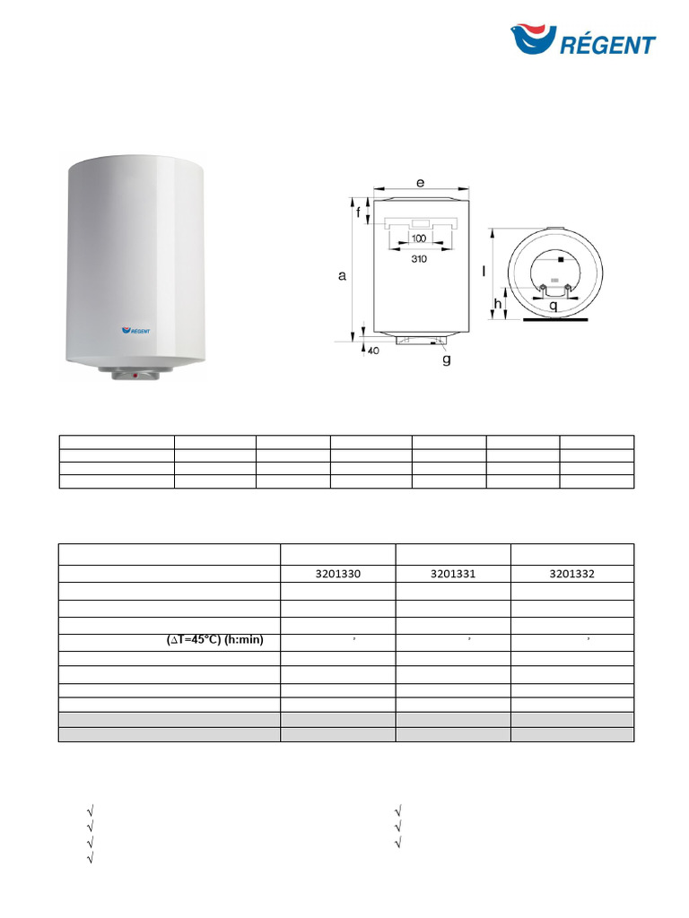 Termos Regent | PDF | Tornillo | Electricidad