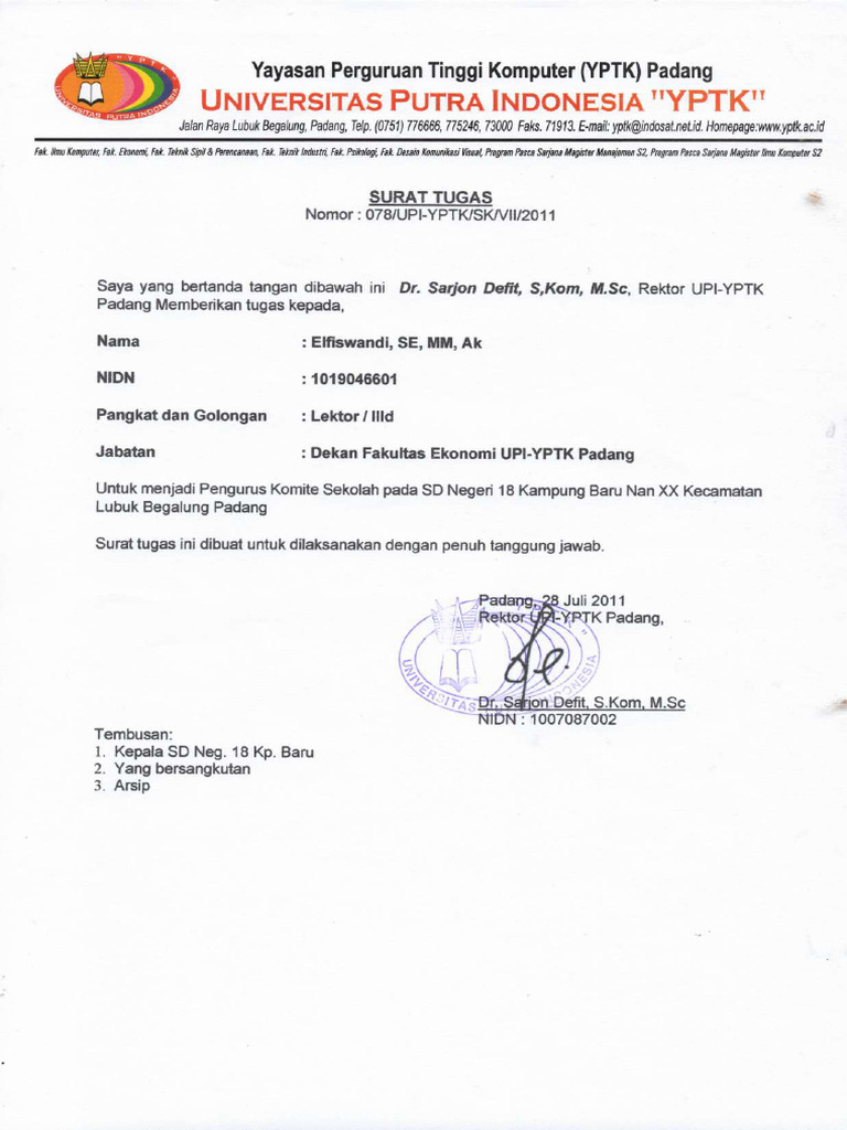 SK Komite SD18 KP Baru Compressed | PDF