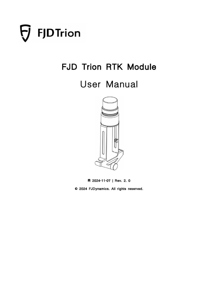 FJD Trion RTK Module (SR) User Manual | PDF | Image Scanner | Computer Engineering