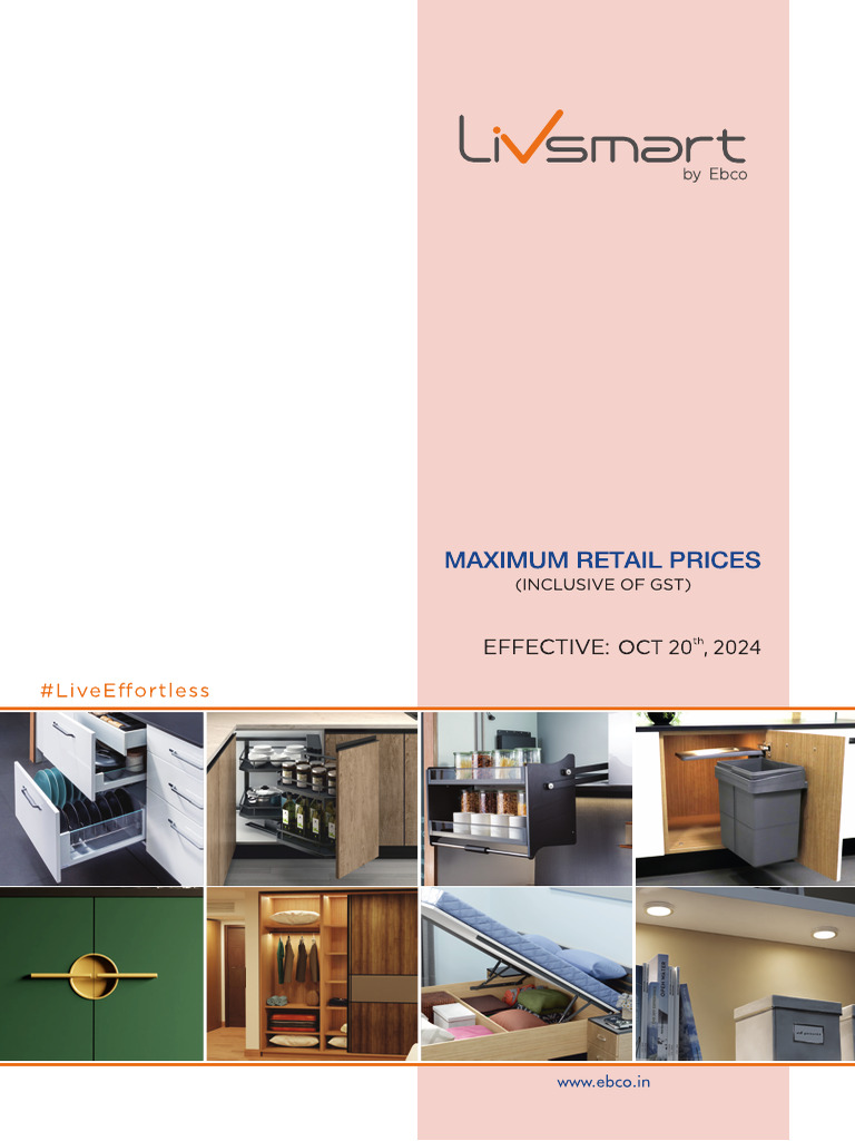 Livsmart MRP Oct, 2024 | PDF | Building Materials | Secondary Sector Of ...