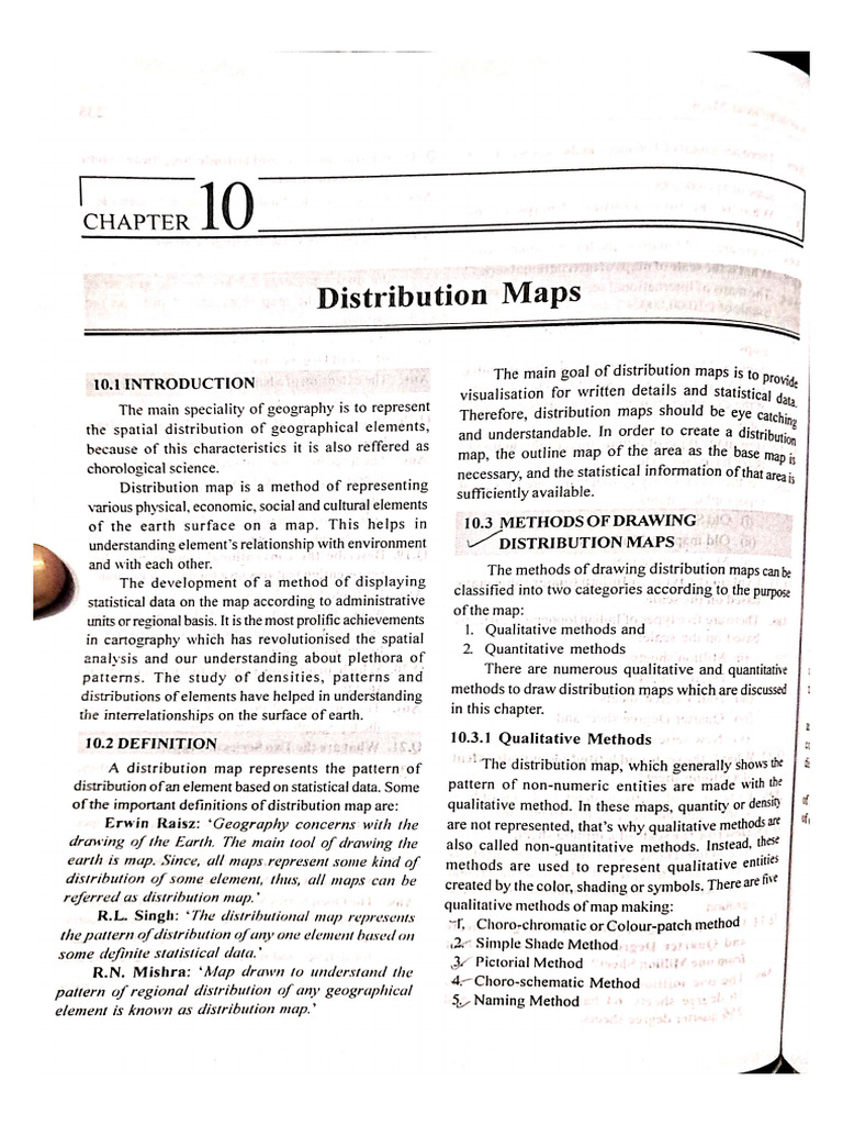 Distribution Maps | PDF