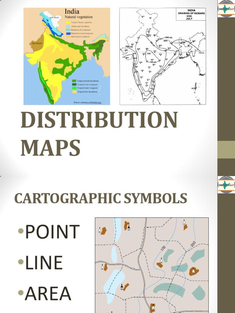 Geographically Distribution Maps | PDF | Contour Line | Map
