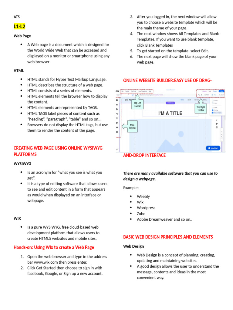 ATS | PDF | Html | World Wide Web