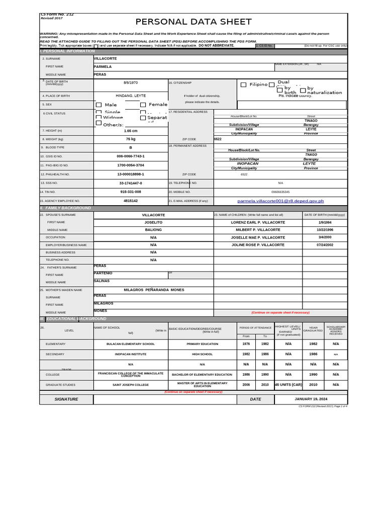 Pds 2024 Parmela.edited | PDF | Teachers | Mentorship