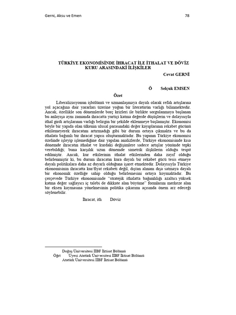 2020 Yili Degerlendirme Makale | PDF