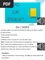 Exercícios Resolvidos Sobre Do e Does | PDF
