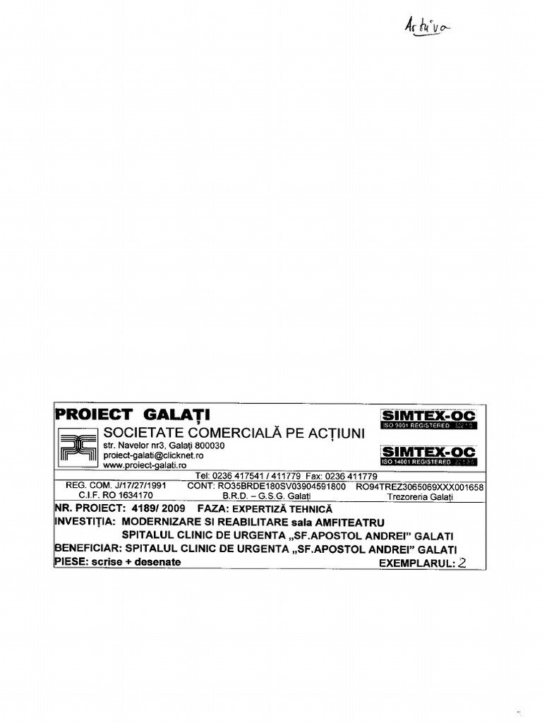 Expertiza Tehnica | PDF