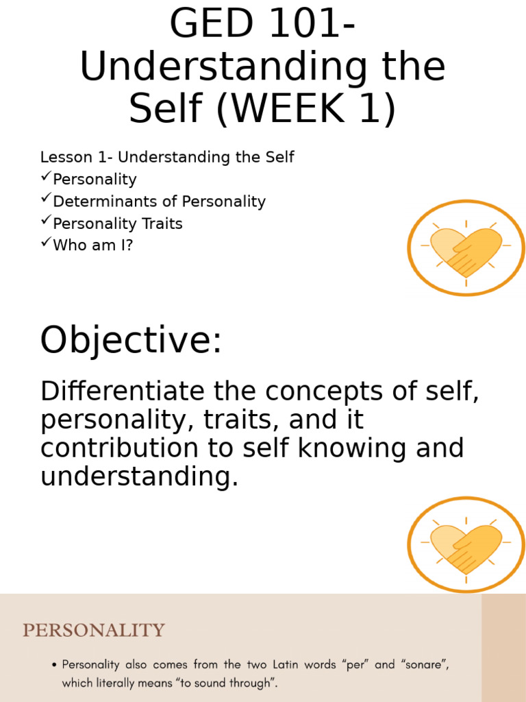 Ged 101 Lesson 1 Week 1 | PDF