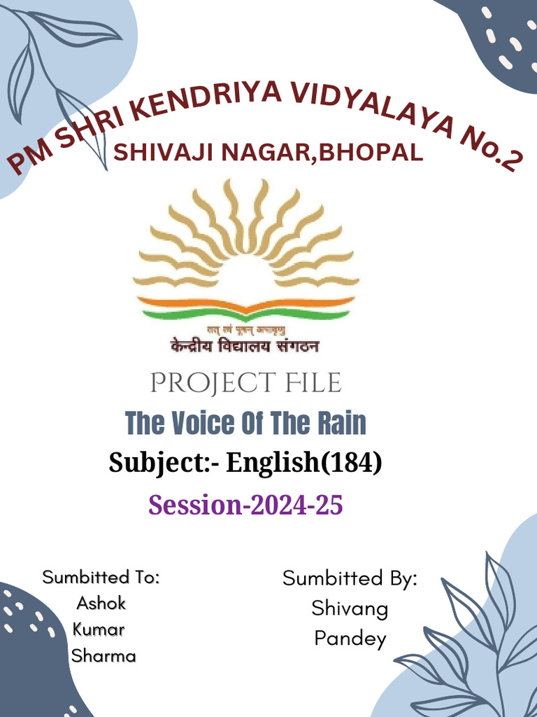 English Project-1 | PDF | Poetry
