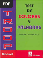 Stroop Color-Word Interference Test | PDF | Errors And Residuals ...