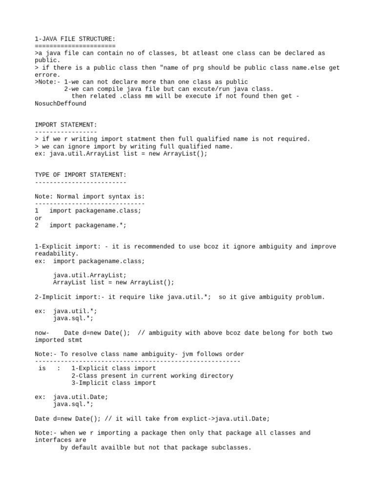 Ch-4-Declaration and Access Modifiers | PDF | Class (Computer Programming) | Method (Computer ...