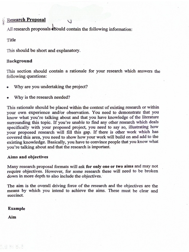 Research Proposal Guide | PDF