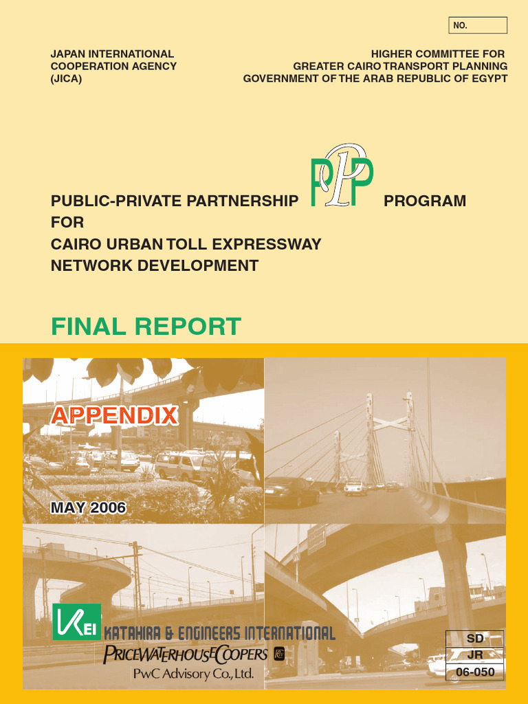 Jica 2006 Public-Private Partnership Program | PDF | Economic Growth | Net Present Value