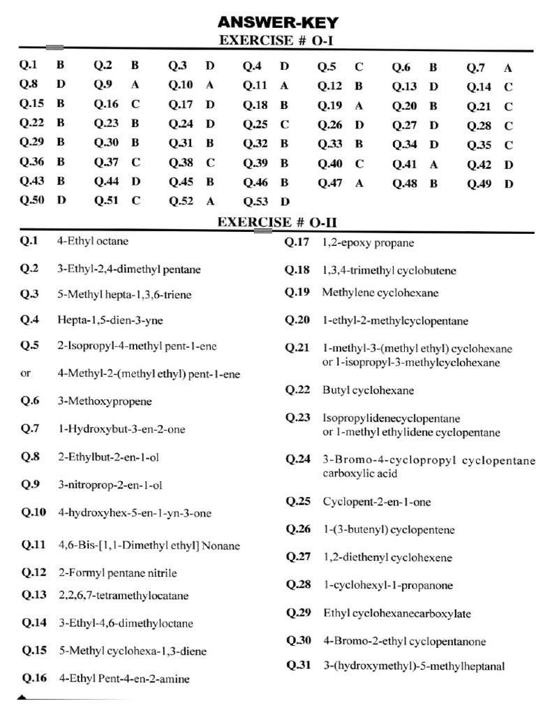 Answerkey of Assignment - 02 | PDF