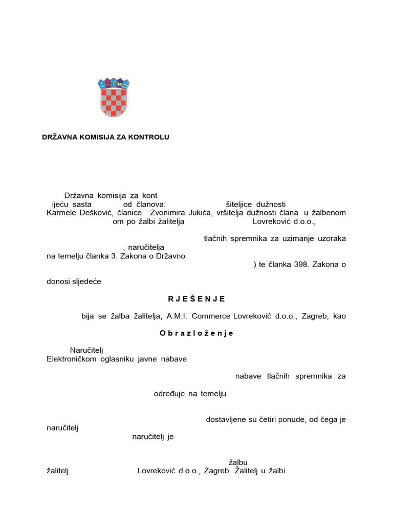 KLASA: UP/II-034-02/24-01/560 URBROJ: 354-02/9-24-6 Zagreb, 23. Prosinca 2024 | PDF