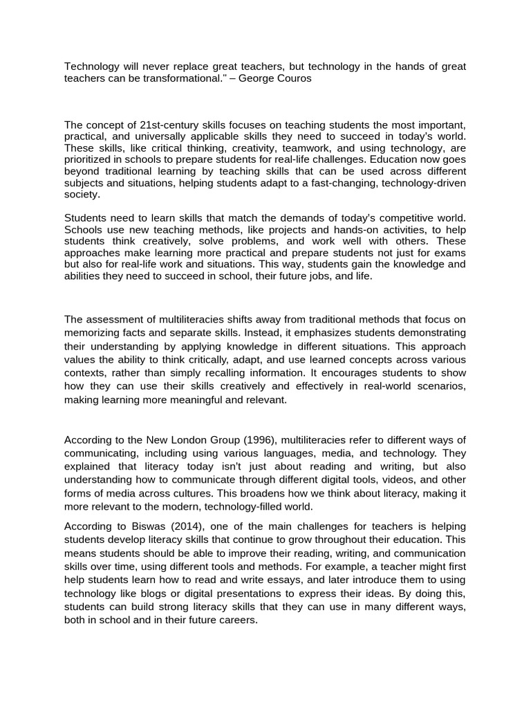 Tech.. | PDF | Learning | Teachers