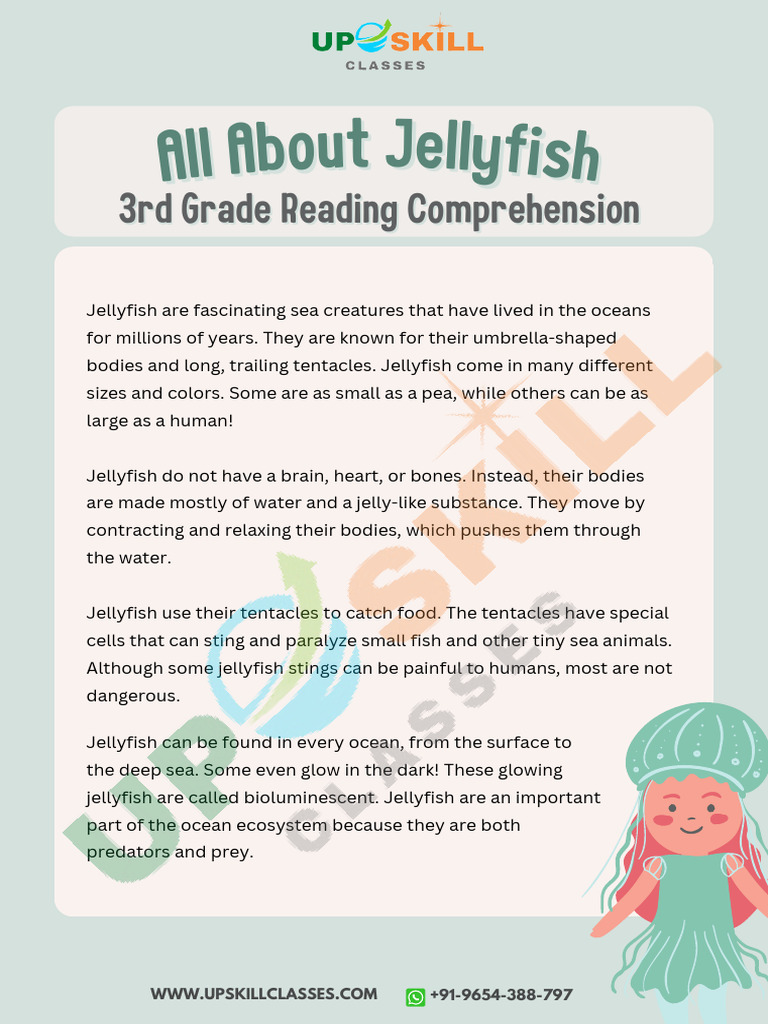 Yr3 - RC All About Jellyfish - UPSC | PDF