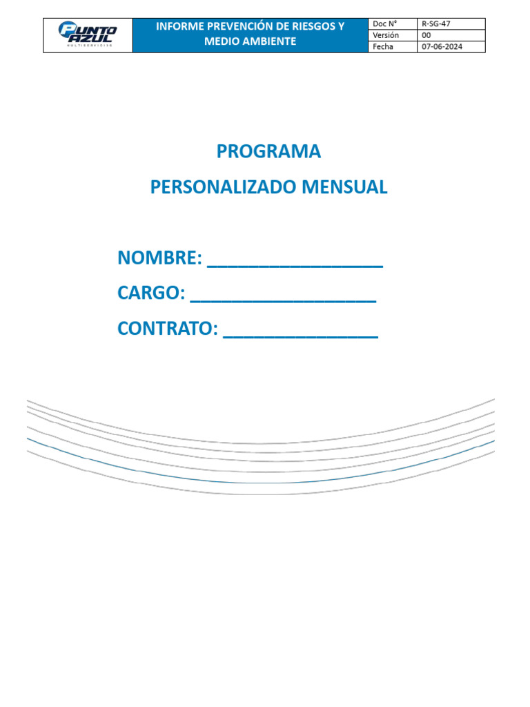 Informe Prevención Riesgos 2024 | PDF
