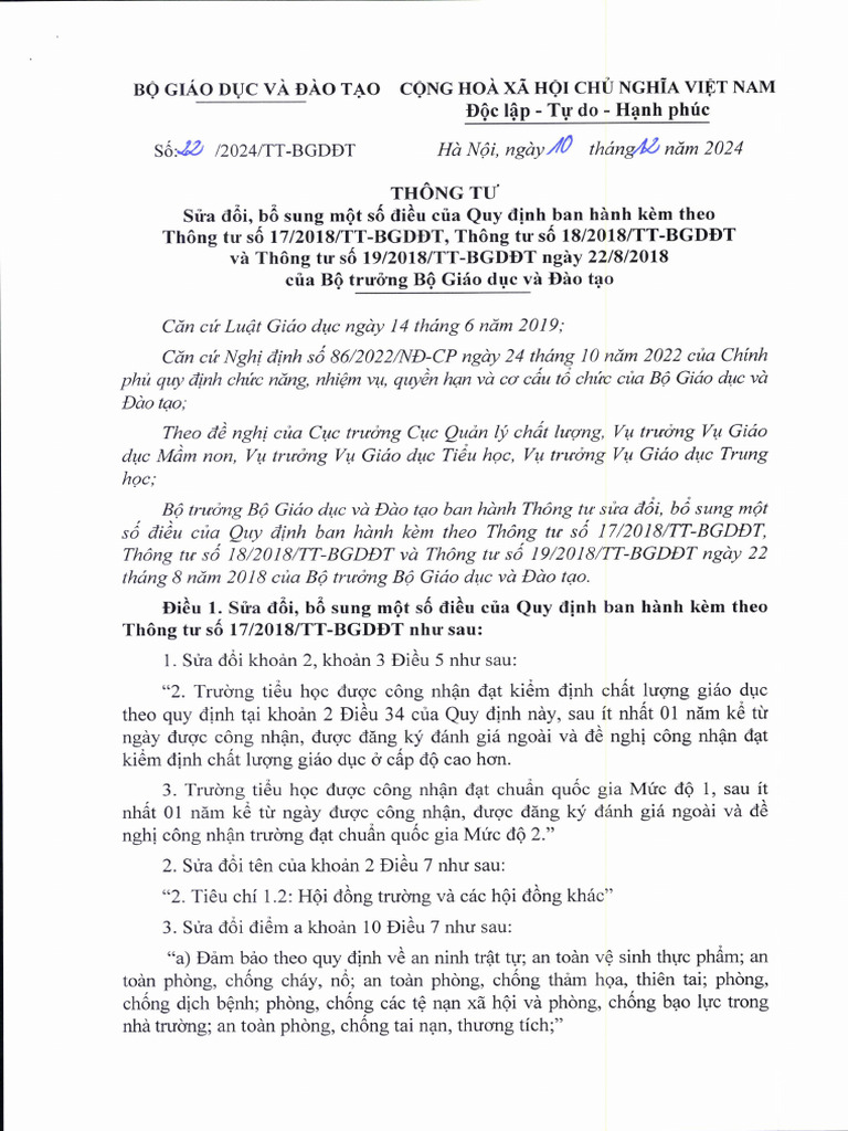 Thong Tu So 222024 6565 | PDF