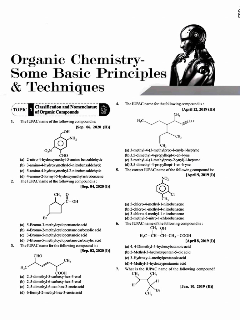 GOC Basics Mains Archive | PDF | Methyl Group | Conformational Isomerism