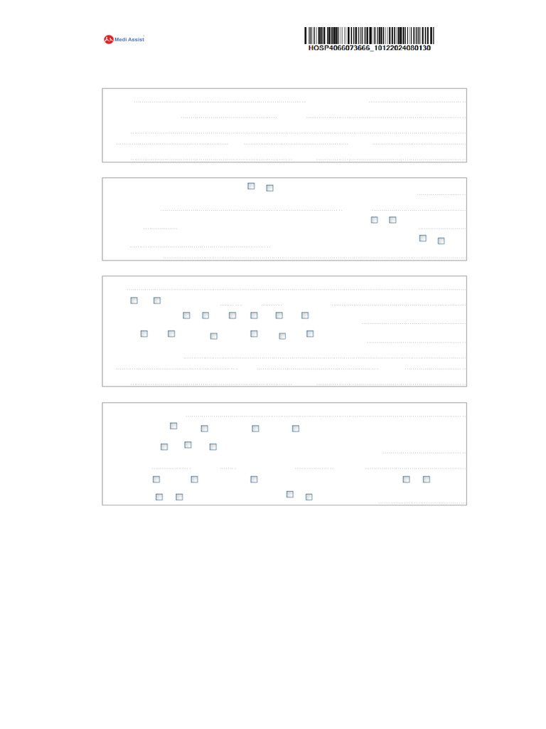 ClaimForm IRDA HOSP4066073666 10122024080130 | PDF | Hospital | Insurance
