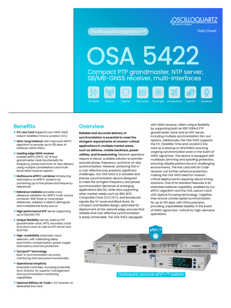 osa-5422 | PDF | I Pv6 | Ip Address