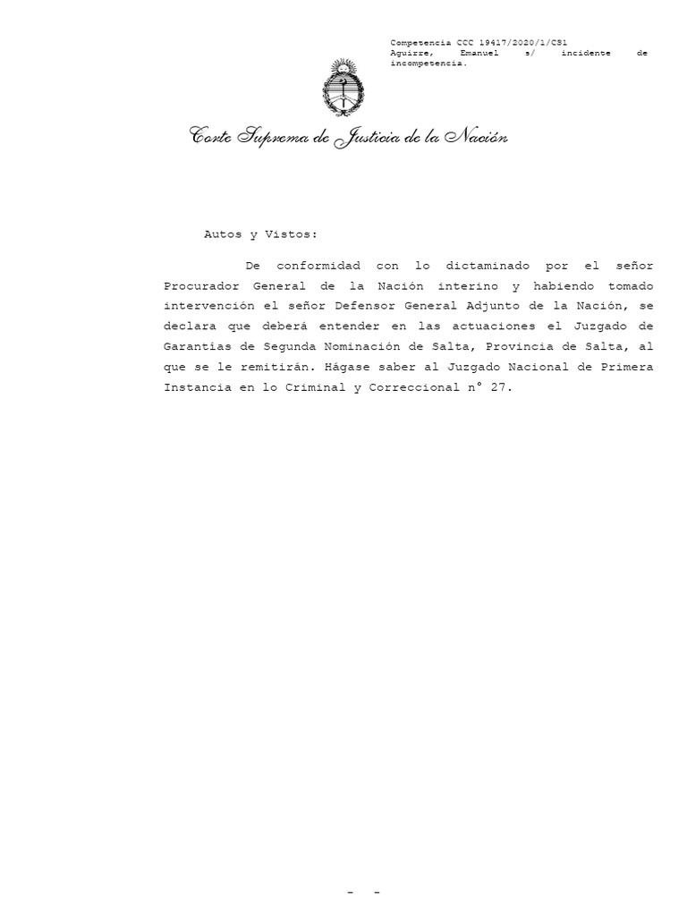 FALLO DIGITAL CCC 019417_2020_1_CS001 | PDF