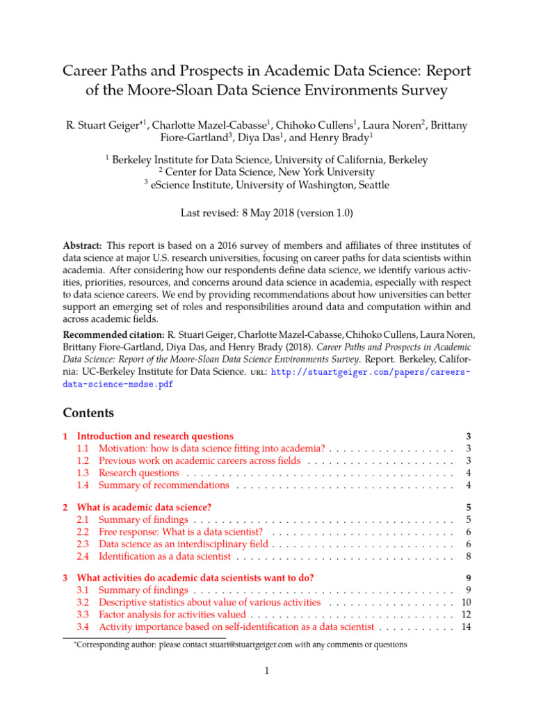 Careers Data Science Msdse | PDF | Data Science | Science