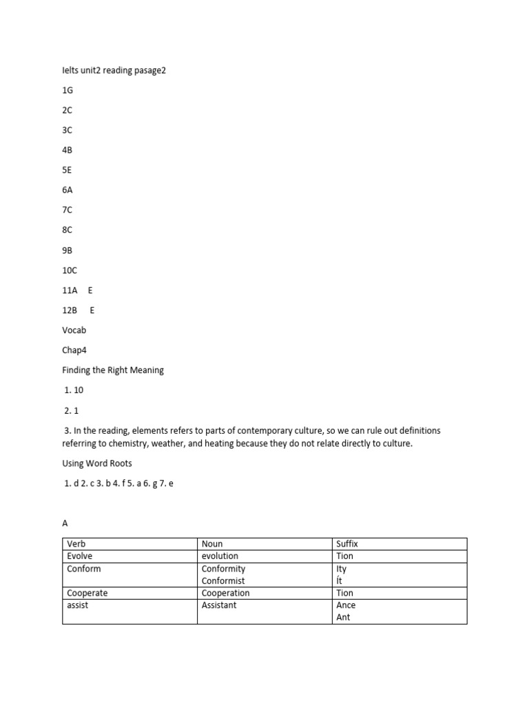 Ielts unit2 reading pasage2 | PDF | Socialization | Linguistic Typology