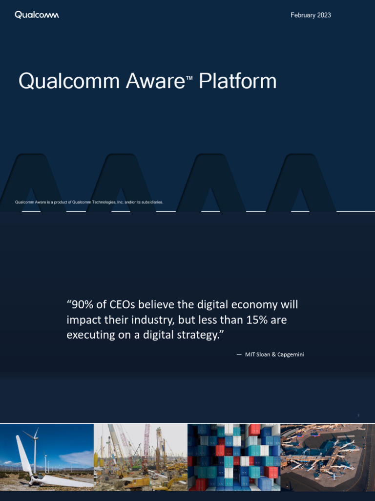Qualcomm_Aware_Platform_Slides | PDF | Internet Of Things | Supply Chain