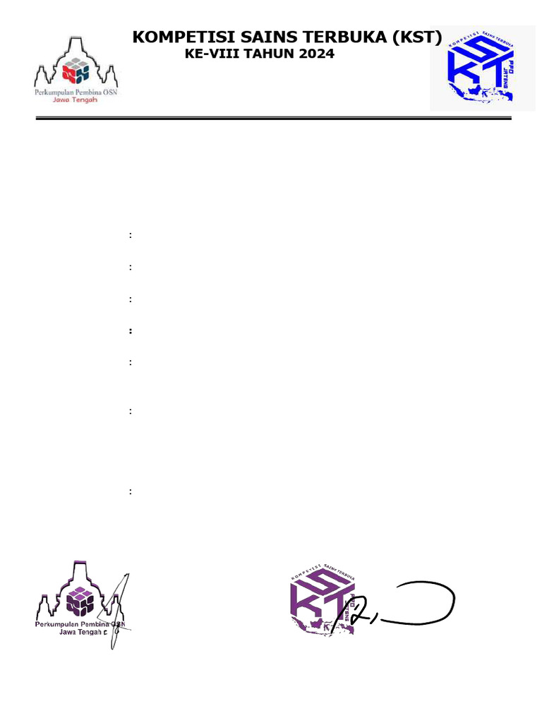 SK Nilai Final KST 2024 | PDF