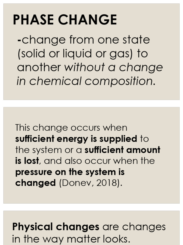 Phases of Matter | PDF