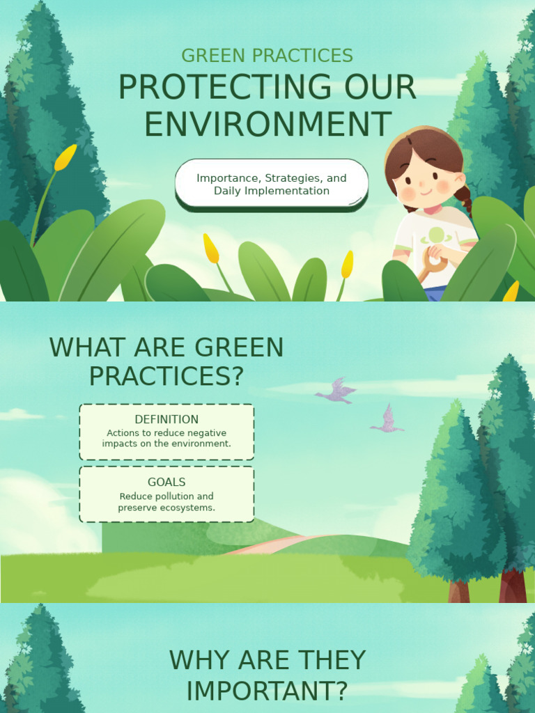Green Practices for a Sustainable Future | PDF