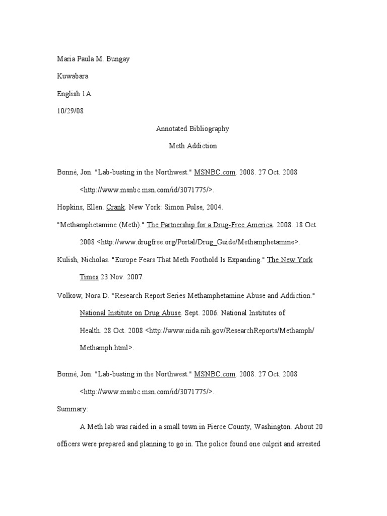 Meth | PDF | Methamphetamine | Psychoactive Drugs