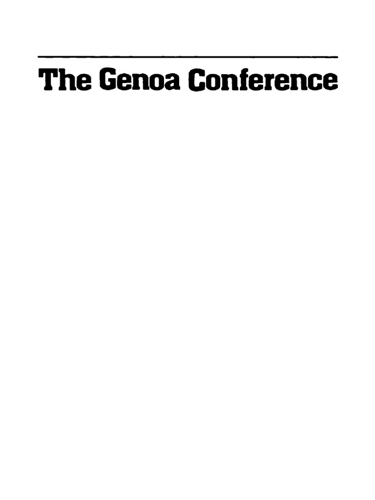 Fink the Genoa Conference | PDF | Vladimir Lenin | Soviet Union