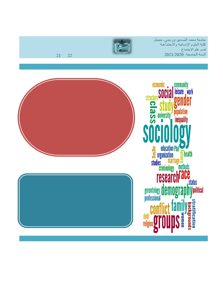 English for Sociology Vocabulary Guide | PDF | Society | Behavioural ...
