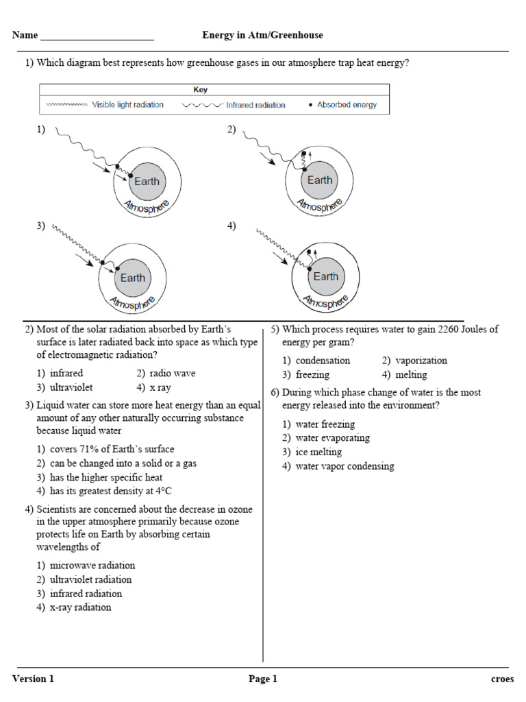 Atm Energy Greenhouse QZ 1 Ds | PDF | Greenhouse Effect | Atmosphere