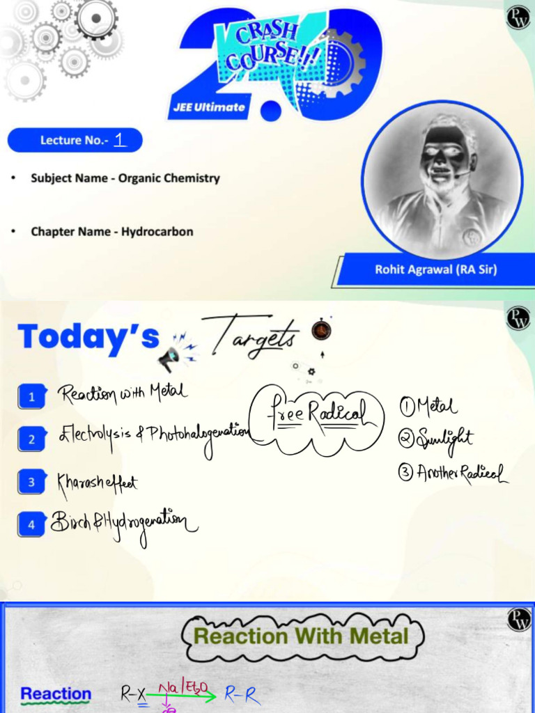 Hydrocarbon 01 - Class Notes - (JEE Ultimate CC 2.0 2023) - Invert | PDF
