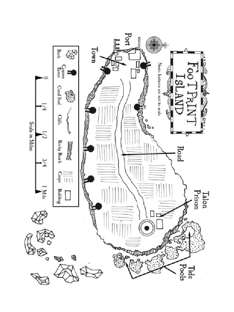 Footpring island map | PDF