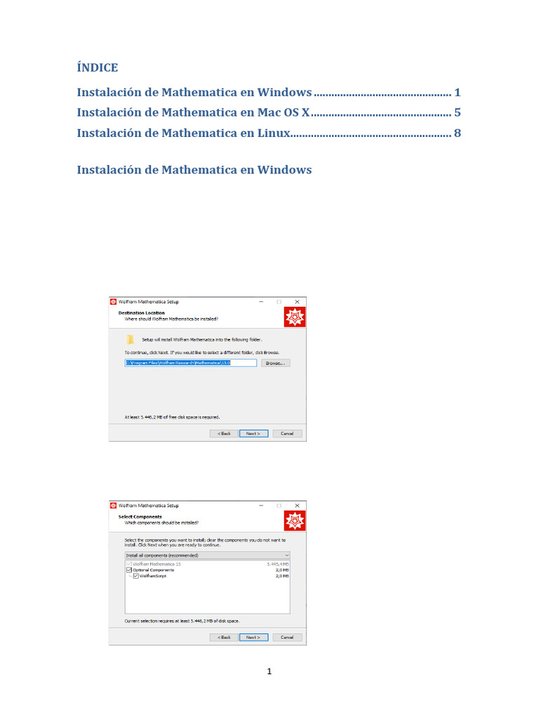 Instalacion de Mathematica | PDF | Archivo de computadora | Microsoft ...