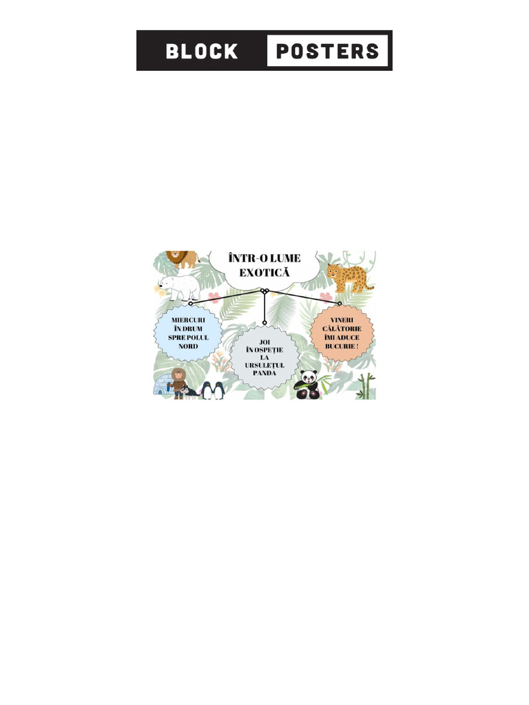 A4 Portrait Block Poster Settings | PDF