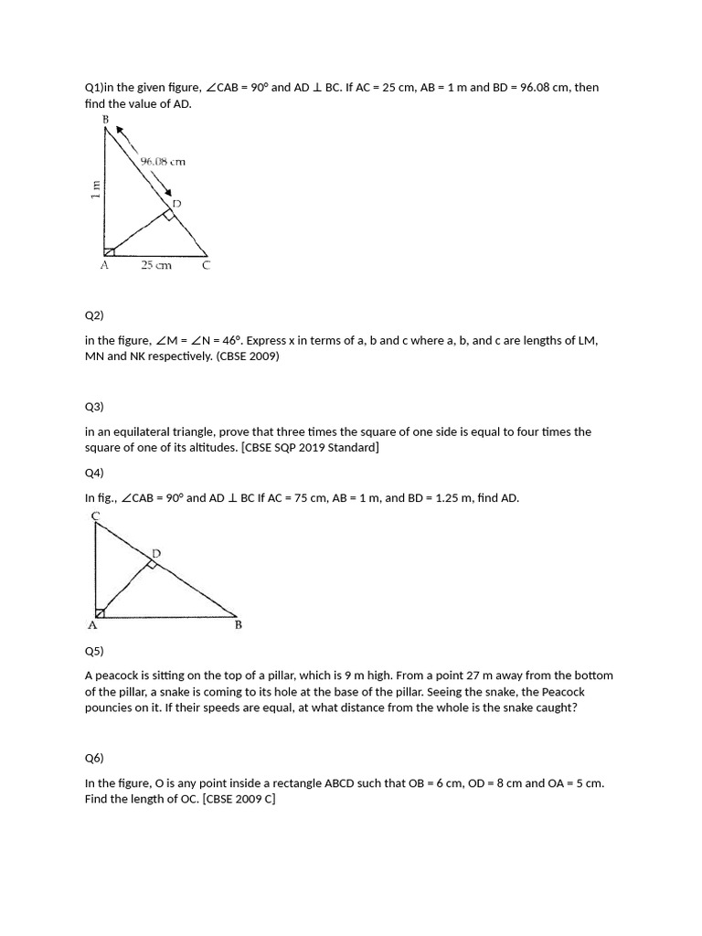 MATH_CH6_Triangle | PDF | Triangle | Area