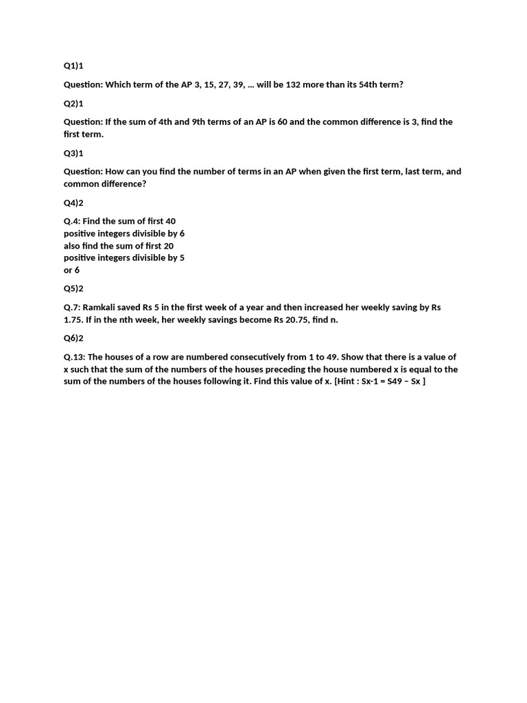 Math_CH5_AP_QA | PDF | Number Theory